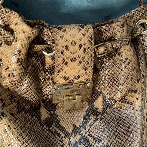 Jimmy choo snake bag